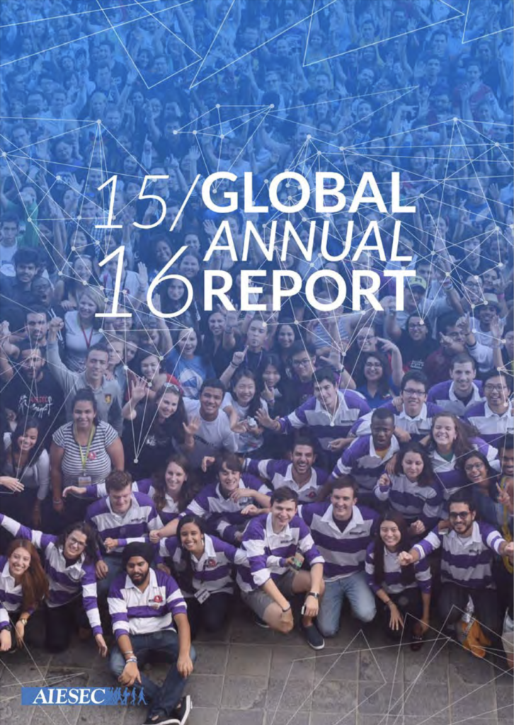 AIESEC International Annual Report term 2015/2016 - AIESEC | Blog